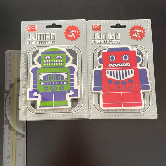 DCI | Other | Jumbo Robot Erasers 2 | Poshmark